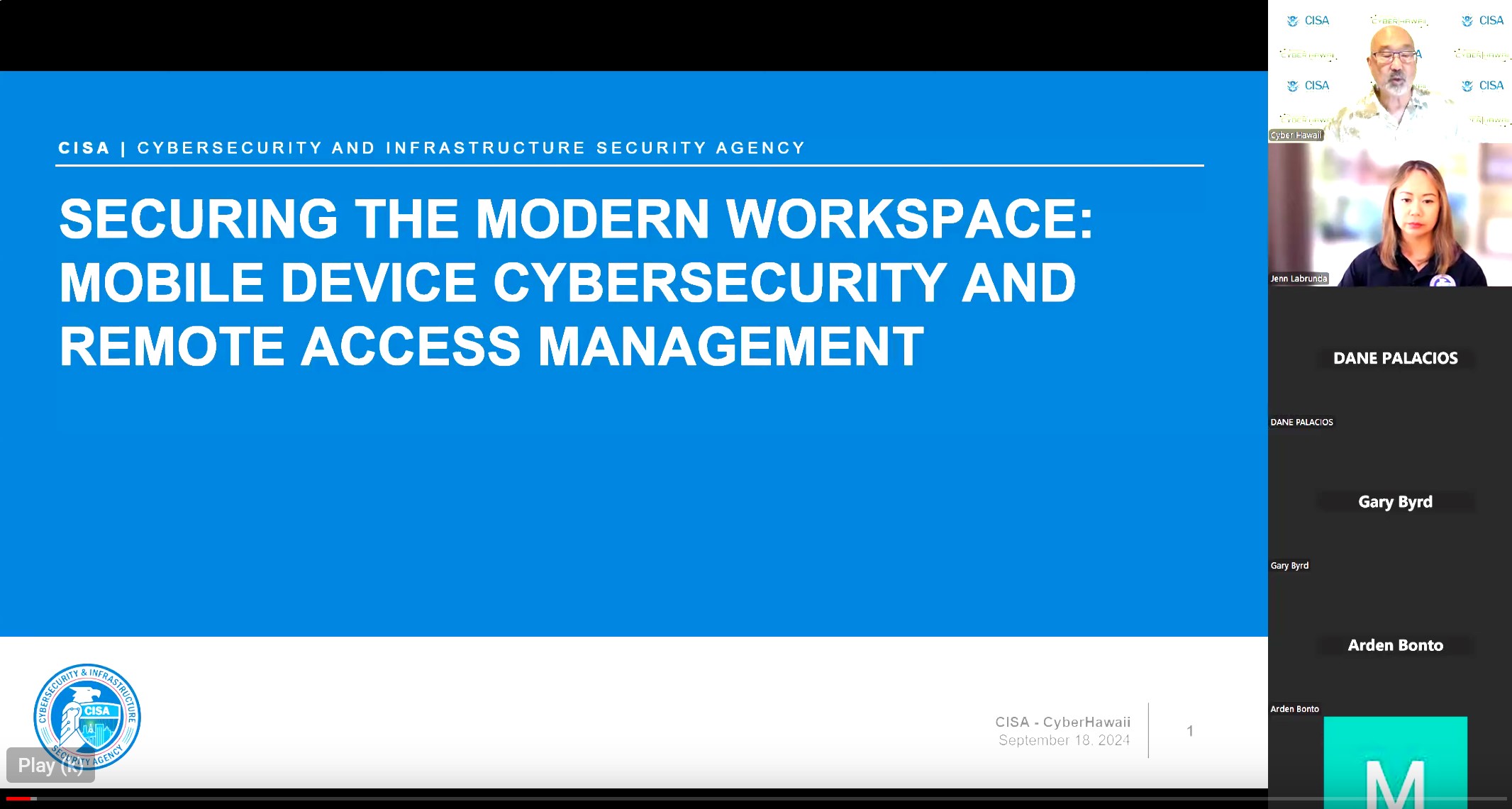 Fortify Cybersecurity Webinar Session 8: Mobile Device & Remote Access ...